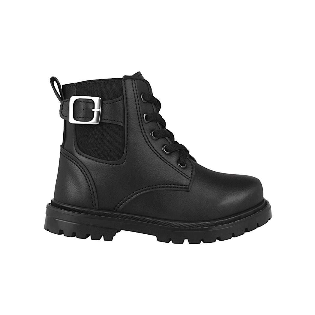 pappomania.com : Botines casuales niño stylo 2172-1 simipiel negro