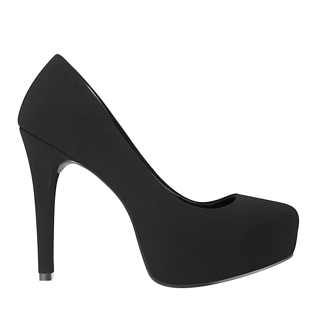 pappomania.com : Tacones dama perugia 12800 suede negro