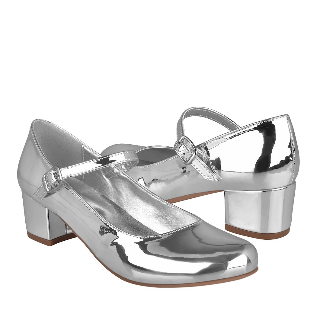 pappomania.com : Zapatos clásicos para niña stylo 8000 plata