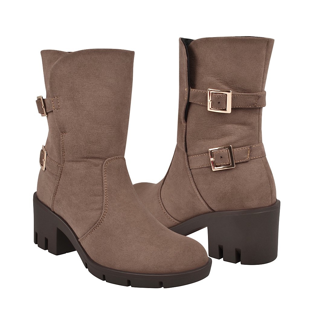 pappomania.com : Botas casuales para dama stylo 3007 topo