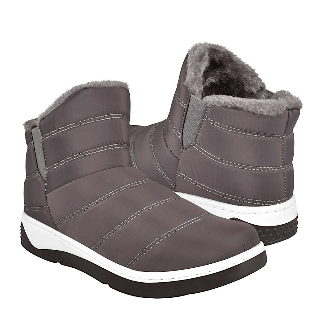 pappomania.com : Botines de invierno para dama furor 18070 textil gris
