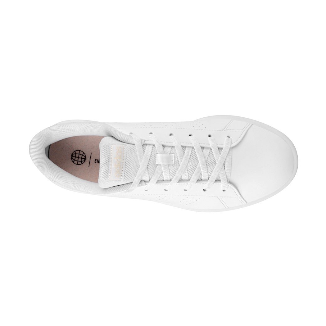 pappomania.com : Tenis dama adidas advantage gw7105 simipiel blanco
