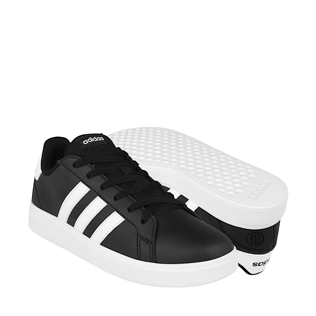 pappomania.com : Tenis adidas grand court joven gw6503 simipiel negro