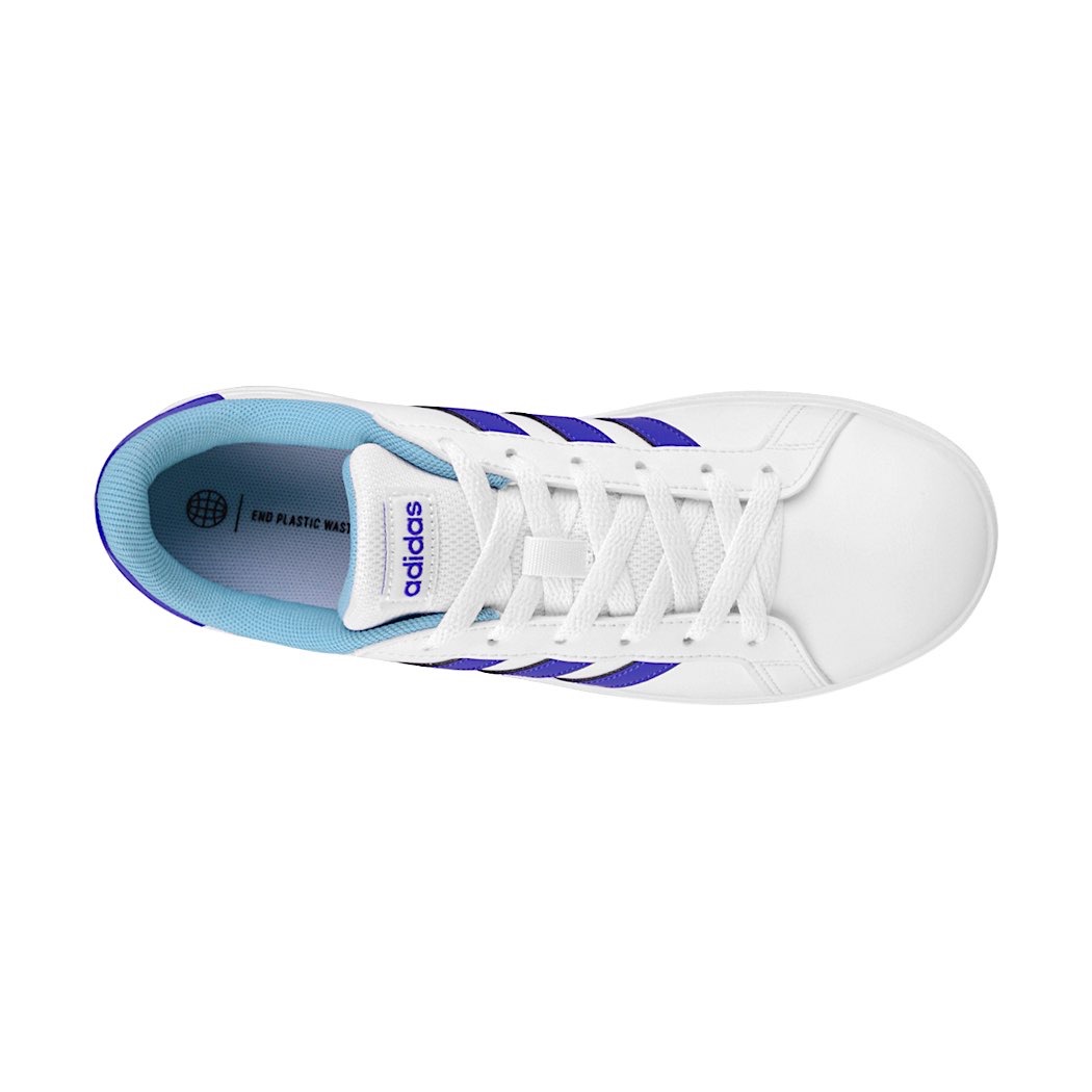 pappomania.com : Tenis joven adidas grand court hp8908 simipiel blanco