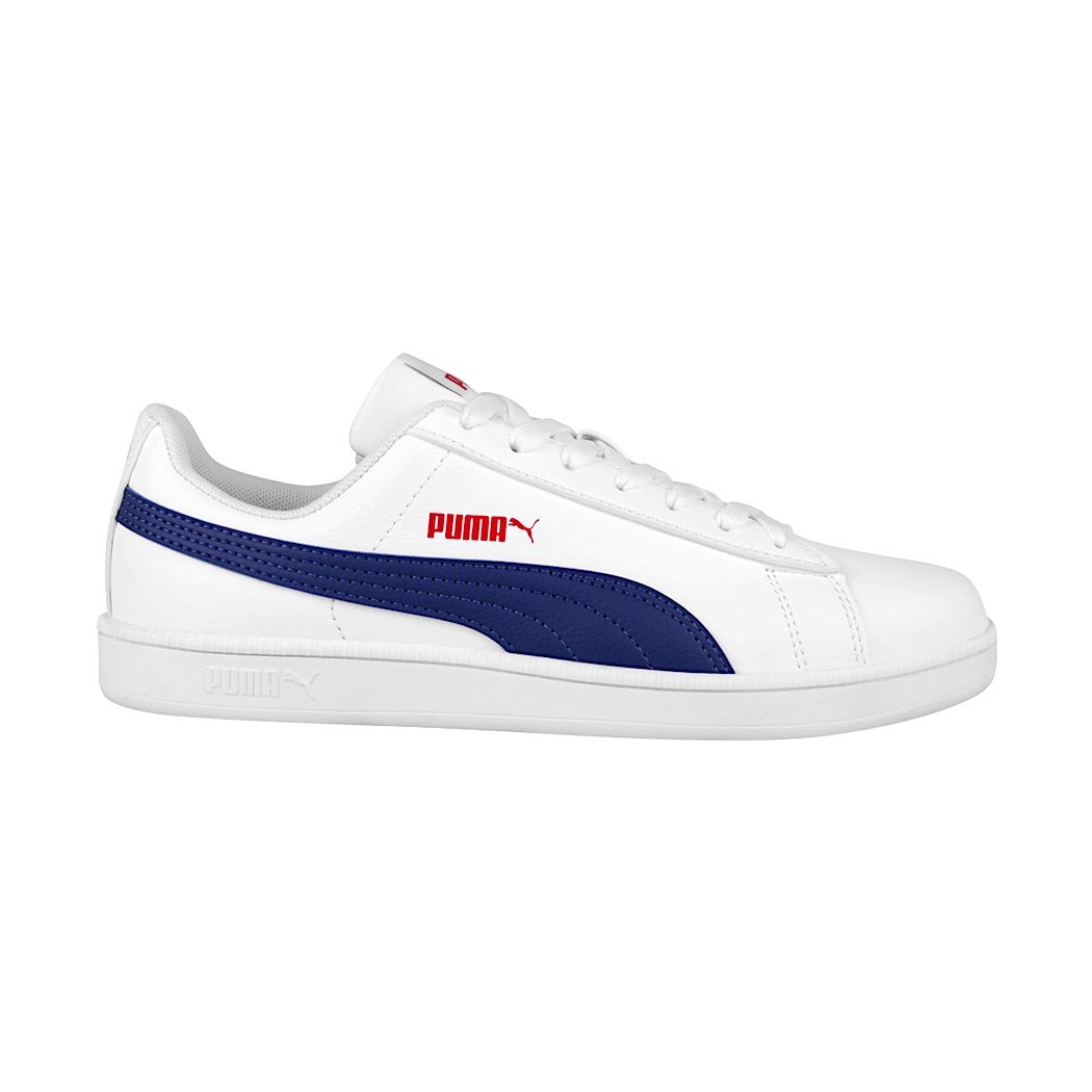 pappomania.com : Tenis joven puma up jr 37360025 simipiel blanco