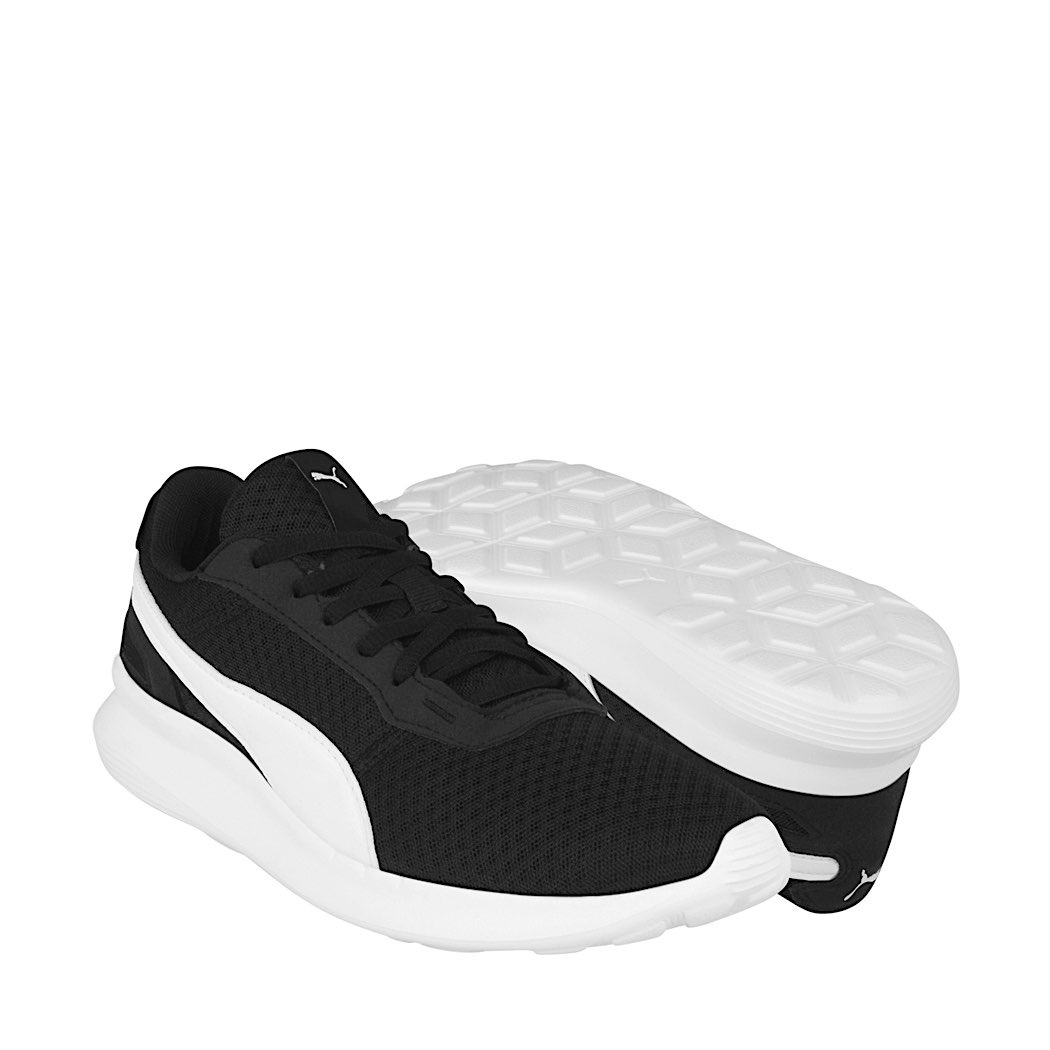 pappomania.com : Tenis joven puma st activate 36912201 textil negro