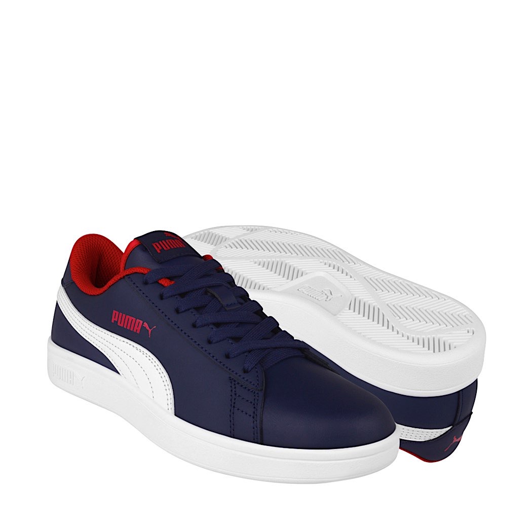 pappomania.com : Tenis caballero puma smash vl 2 36517013 piel azul