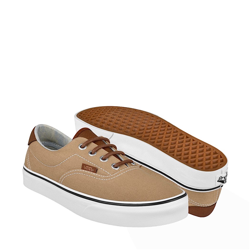pappomania.com : Tenis casuales dama vans vn0a38fsqk4 textil café